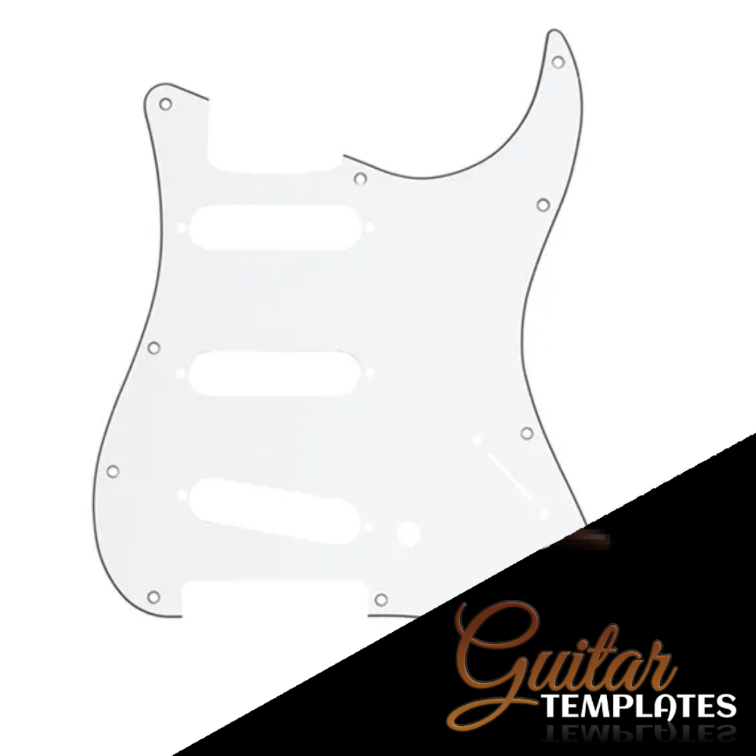 St style Pickguard 2 Varieties - Guitar Templates
