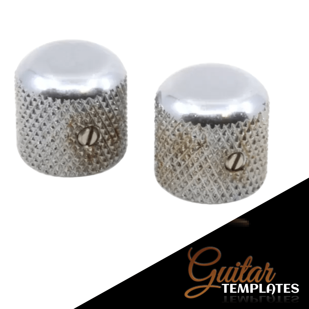 Genuine Fender® Telecaster Chrome Dome Knobs