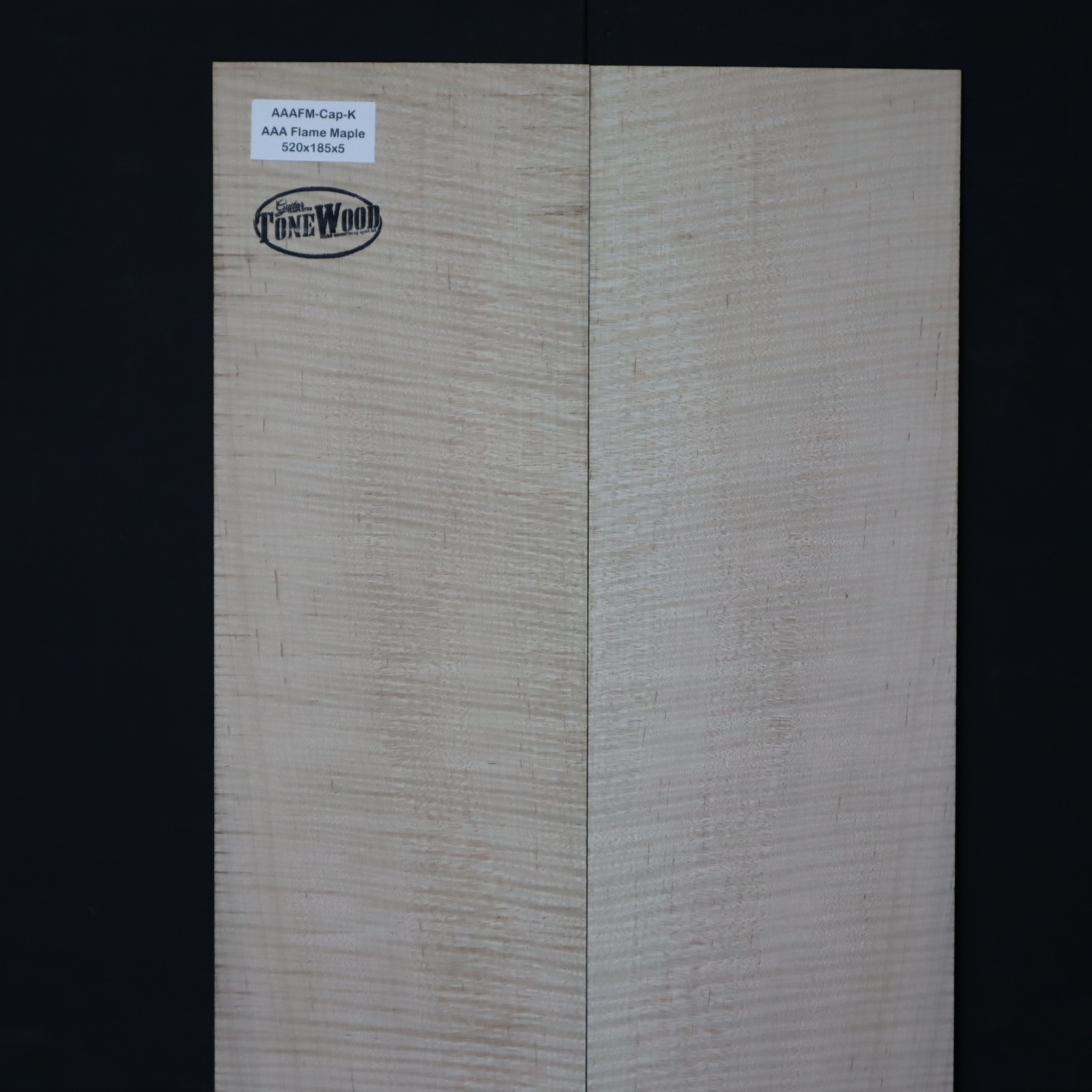 AAA Flame Maple Electric Body Caps - Guitar Templates