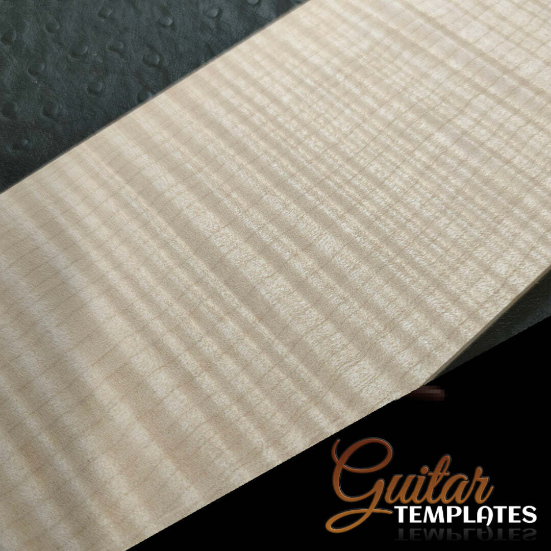 Flame Maple Fretboard Blanks - Guitar Templates