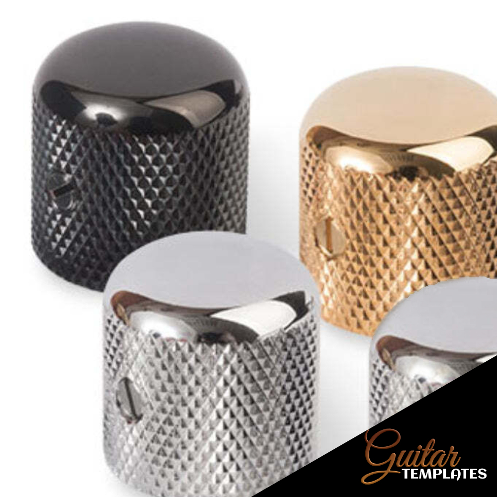 Gotoh Control Knob Domed 6mm shaft available in 3 colours - Guitar ...