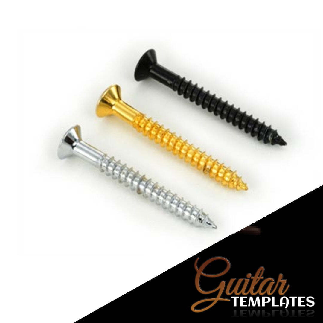 Neck Attachment Screws 4 Pack - Guitar Templates