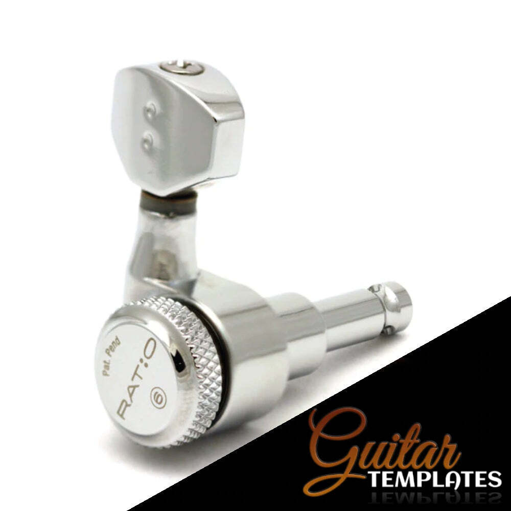 GraphTech RATIO Locking Tuning Machines, 6 Inline - Graphtech