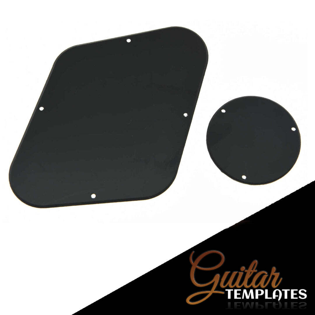 Les Paul Style Rear Control Cavity Covers - Guitar Templates