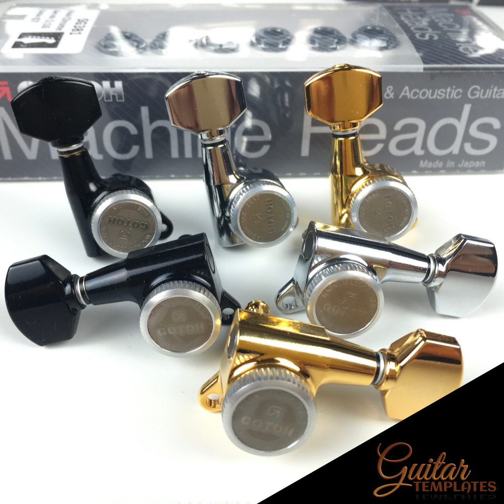 GOTOH SG381-07-MGT Electric Guitar Locking Machine Heads Tuners - Gotoh