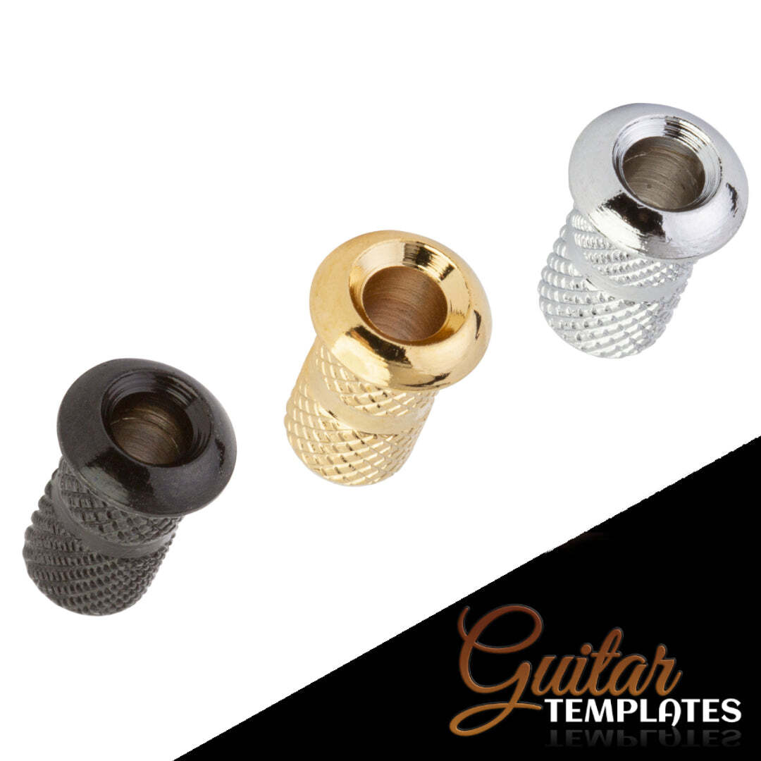 String-Thru Top Ferrules - Set of 6 - Available in 3 Colours - Guitar ...