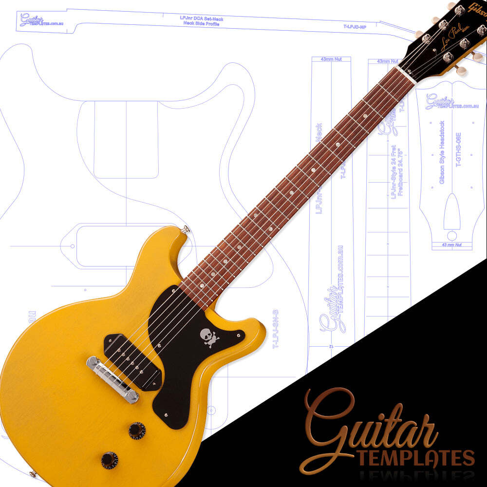 LP Junior Double Cut Style Template - Guitar Templates