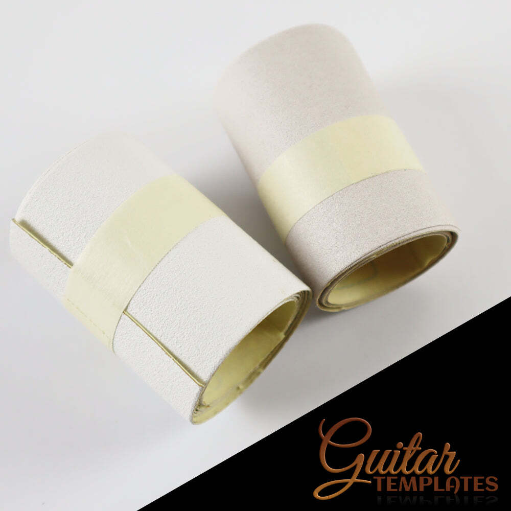 PSA Self-Adhesive Backed Sandpaper Strip 70mm wide. - Guitar Templates