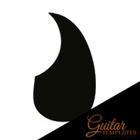 Teardrop Pickguards for Acoustic Guitars - Guitar Templates